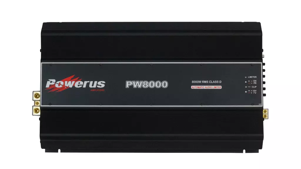 Powerus PW8000 Amplifier 2-ohm 8000W RMS 1-Channel
