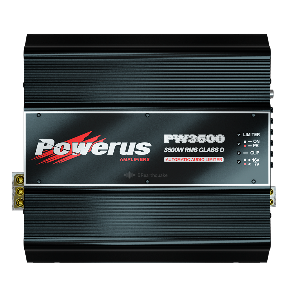 Powerus PW3500 Amplifier 2-ohm 4740W RMS 1-Channel